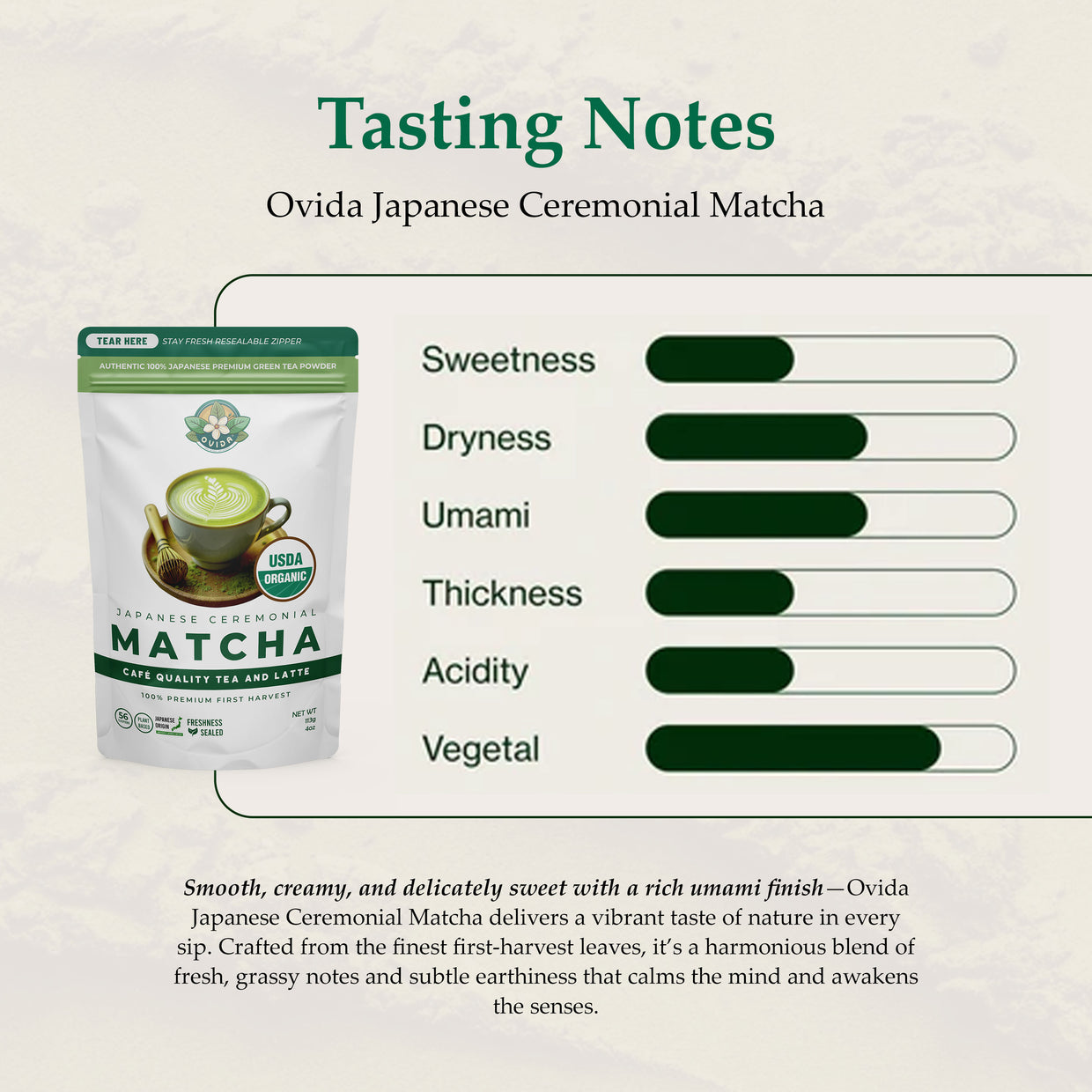 ORGANIC CEREMONIAL MATCHA TEA – Ovida